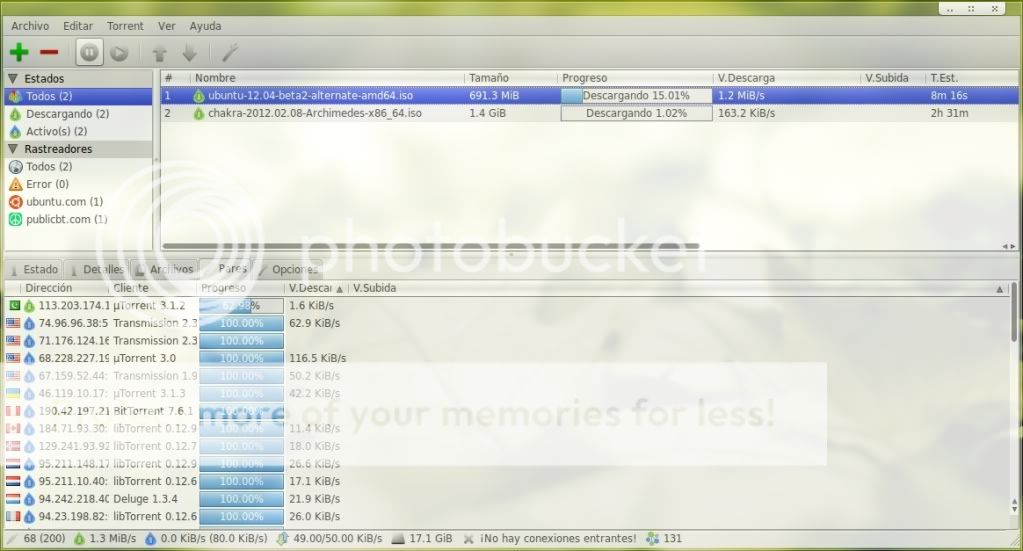 Deluge: magnífico cliente BitTorrent multiplataforma. | invazorlibre