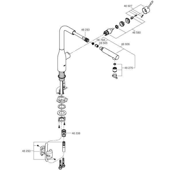 Grohe Essence Single-lever Kitchen Sink Mixer 30270AL0 Spare Parts