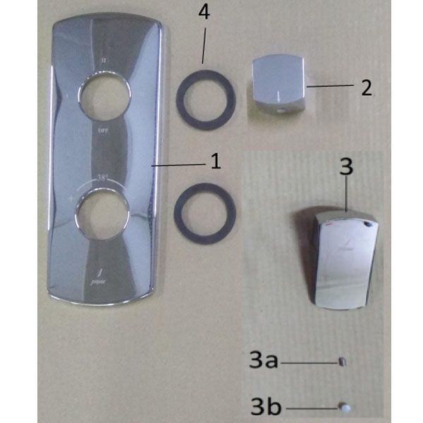 Jaquar Kubix Aquamax Exposed Single Lever Shower Mixer KUP-CHR-35783KPM ...
