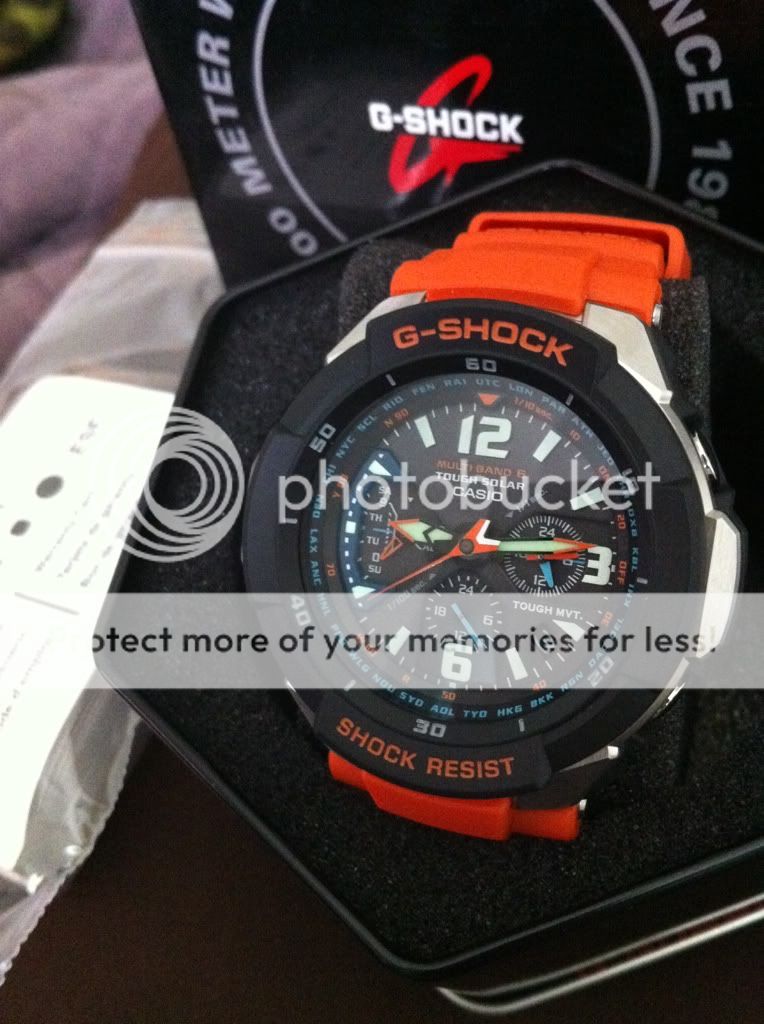 FS: CASIO G-SHOCK SKY COCKPIT Tough Solar Multiband 6 GW-3000M-4AJF ...